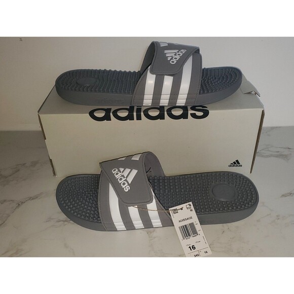 adidas | Shoes | Adidas Adissage Hq4373 Slide Sandal Mens 6 | Poshmark